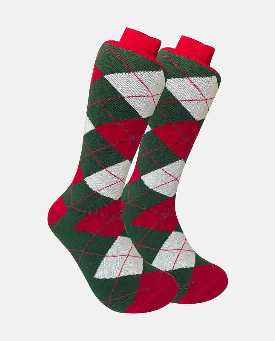Argyle Holiday Socks