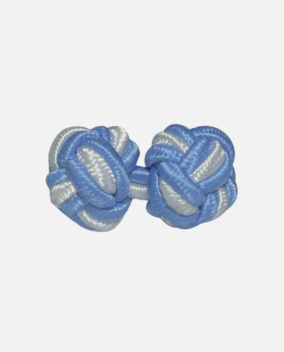 Blue & White Mix Silk Knots