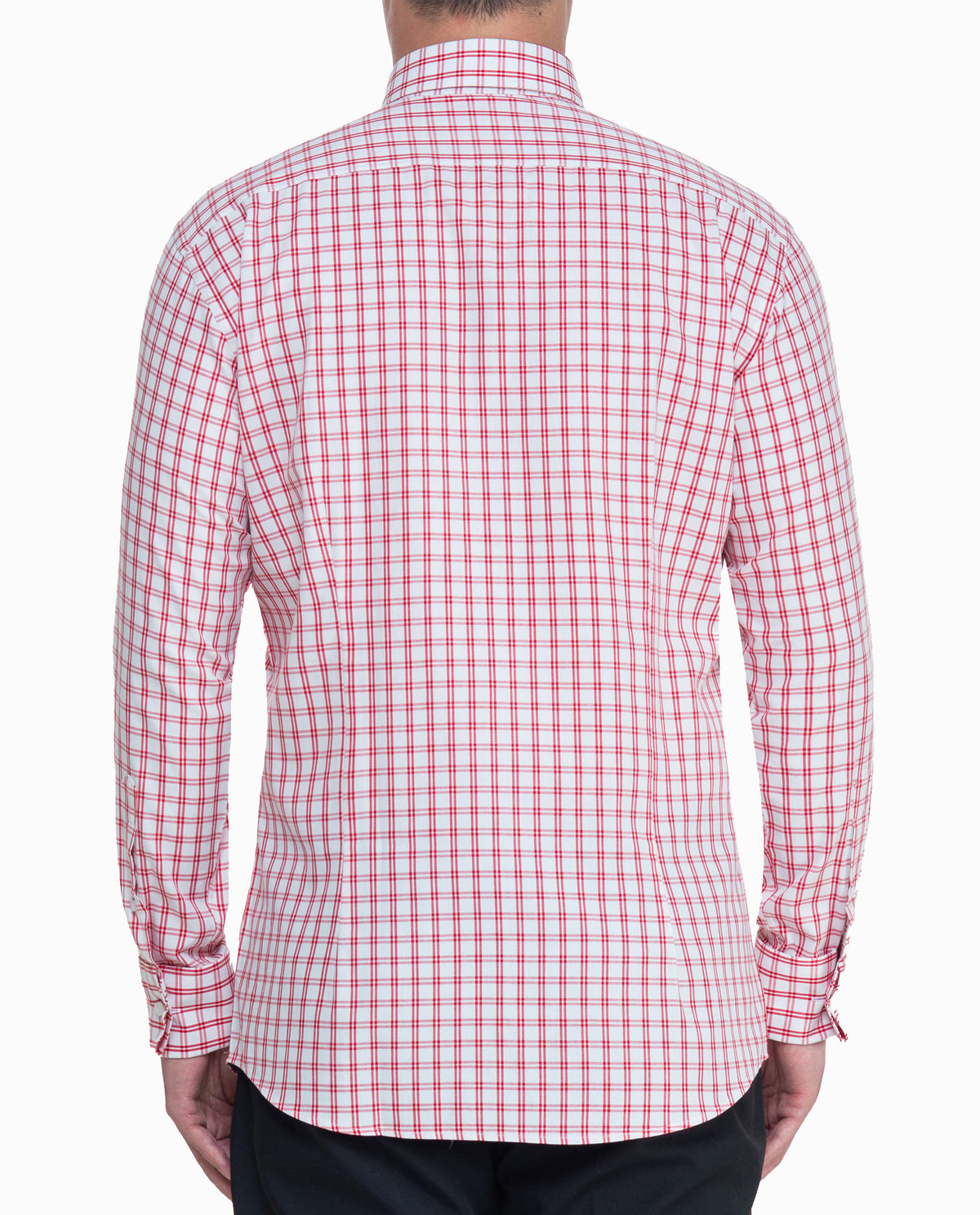 Burgundy Windowpane